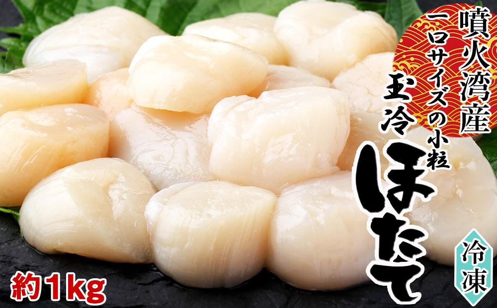 噴火湾産 一口サイズの小粒冷凍玉冷ほたて 約1kg＜森水産加工業協同組合＞ 北海道森町 ふるさと納税 [ふるさとチョイス]