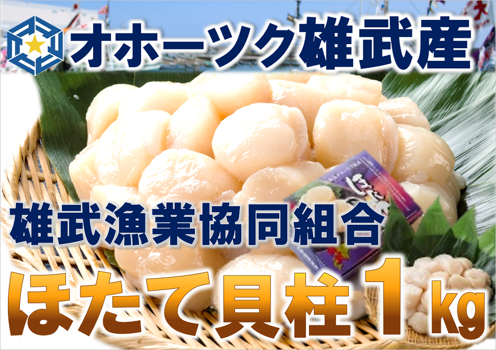 ほたて貝柱（冷凍）4S 1kg (51～60粒)【07009】 - 北海道雄武町｜ふるさとチョイス - ふるさと納税サイト