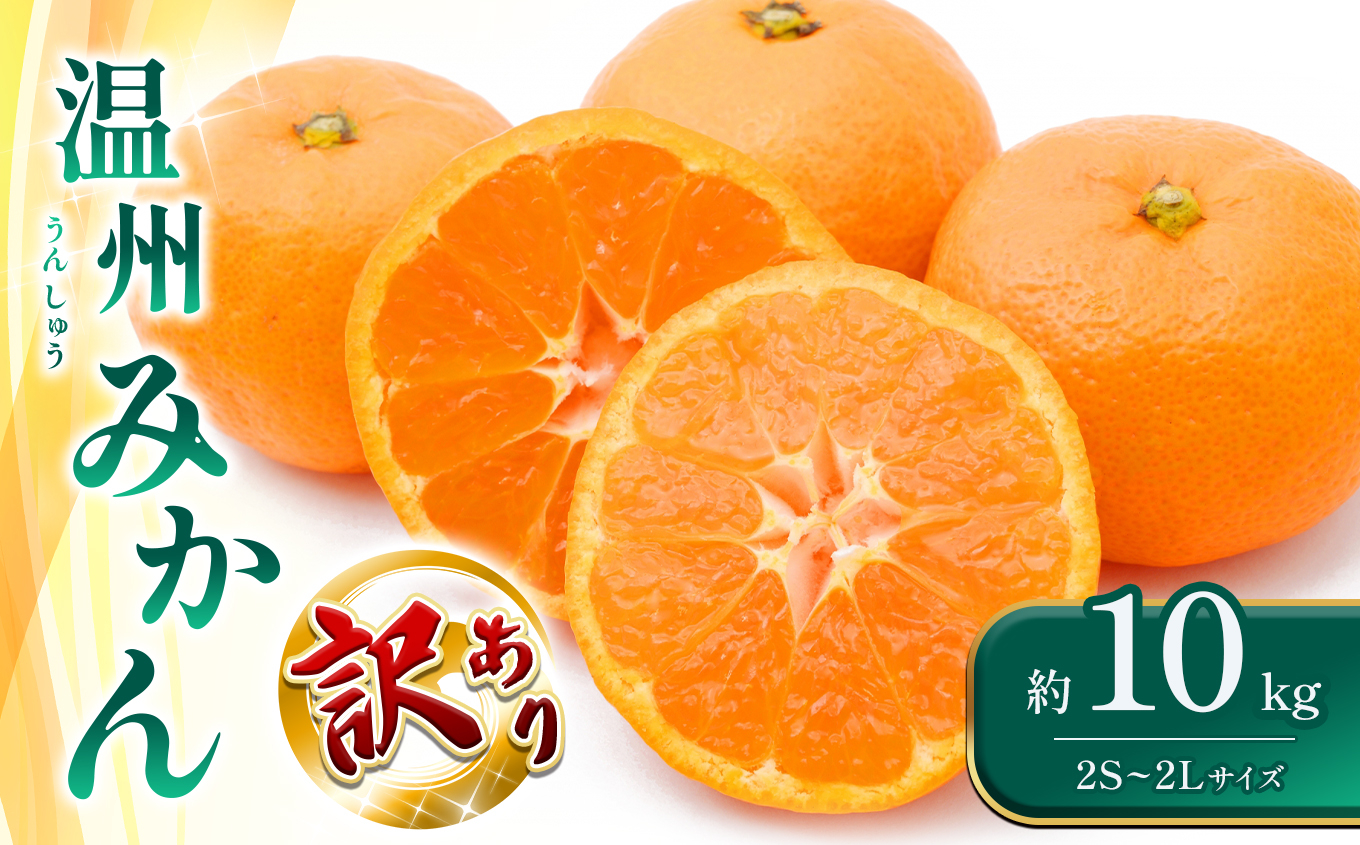 【訳あり】 熊本県八代市産 温州みかん 約10kg 2S-2Lサイズ ミカン - 熊本県八代市｜ふるさとチョイス - ふるさと納税サイト