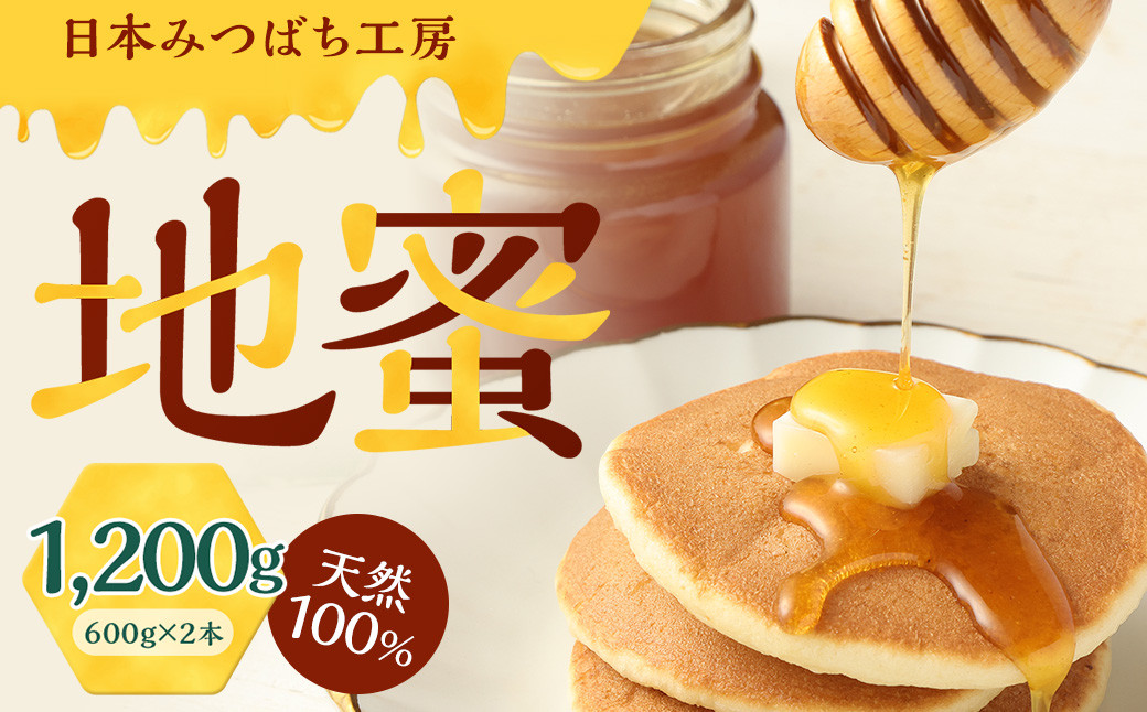 天然100%地蜜 1200g(600g×2本) - 宮崎県えびの市｜ふるさとチョイス - ふるさと納税サイト