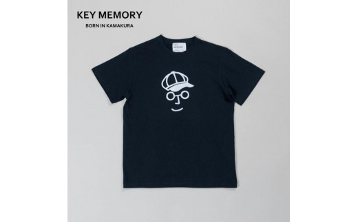 《2》【KEYMEMORY 鎌倉】キャスケットイラストTシャツ NAVY - 神奈川県鎌倉市｜ふるさとチョイス - ふるさと納税サイト