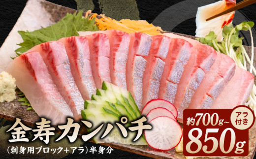 金寿カンパチ（刺身用ブロック＋アラ）半身分 N015-YA939 - 宮崎県延岡市｜ふるさとチョイス - ふるさと納税サイト