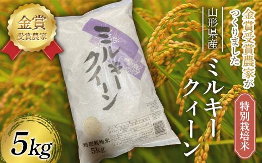 令和7年産 特別栽培米 ミルキークイーン 5kg F2Y-4395 - 山形県｜ふるさとチョイス - ふるさと納税サイト